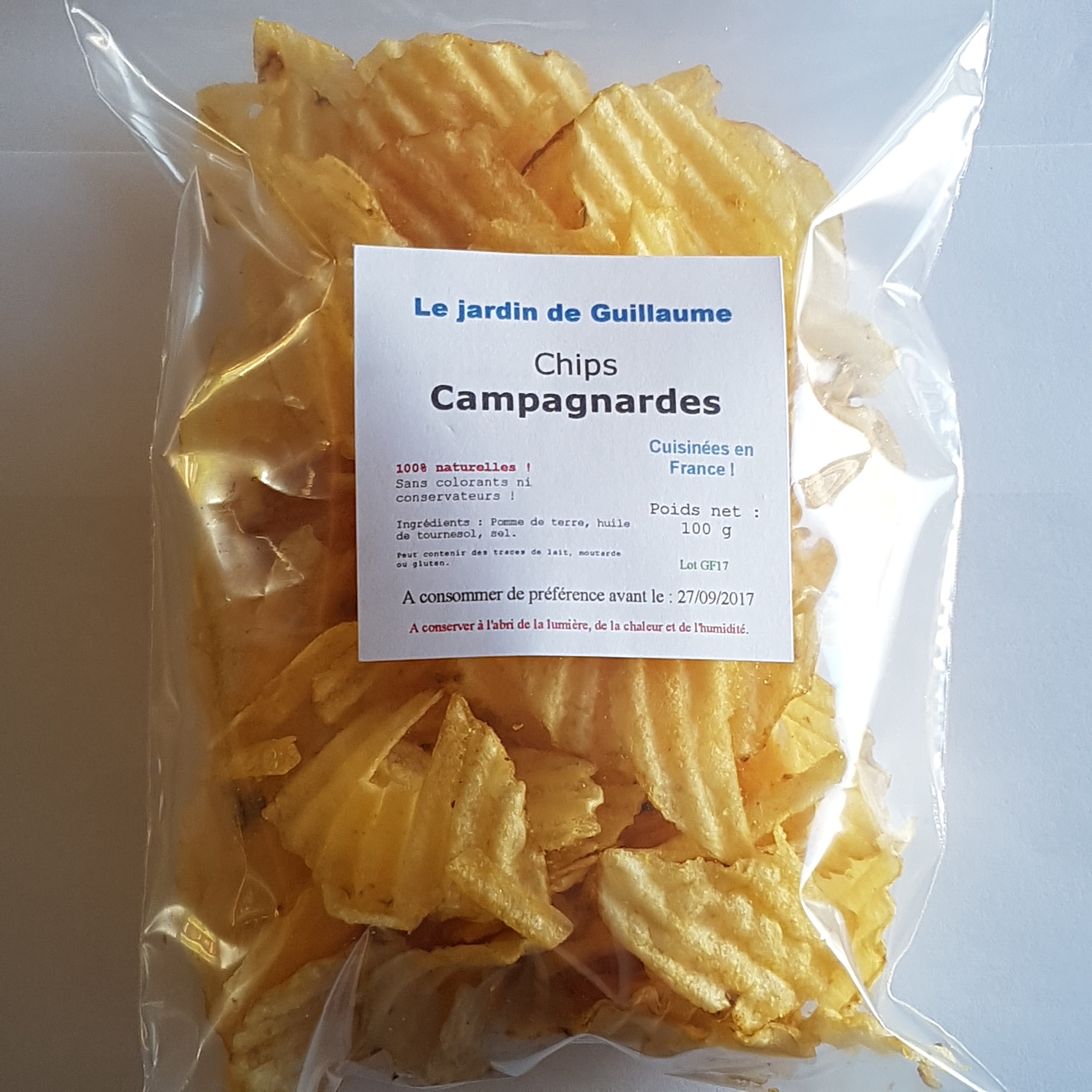 Chips Ondulées – lejardindeguillaume.fr